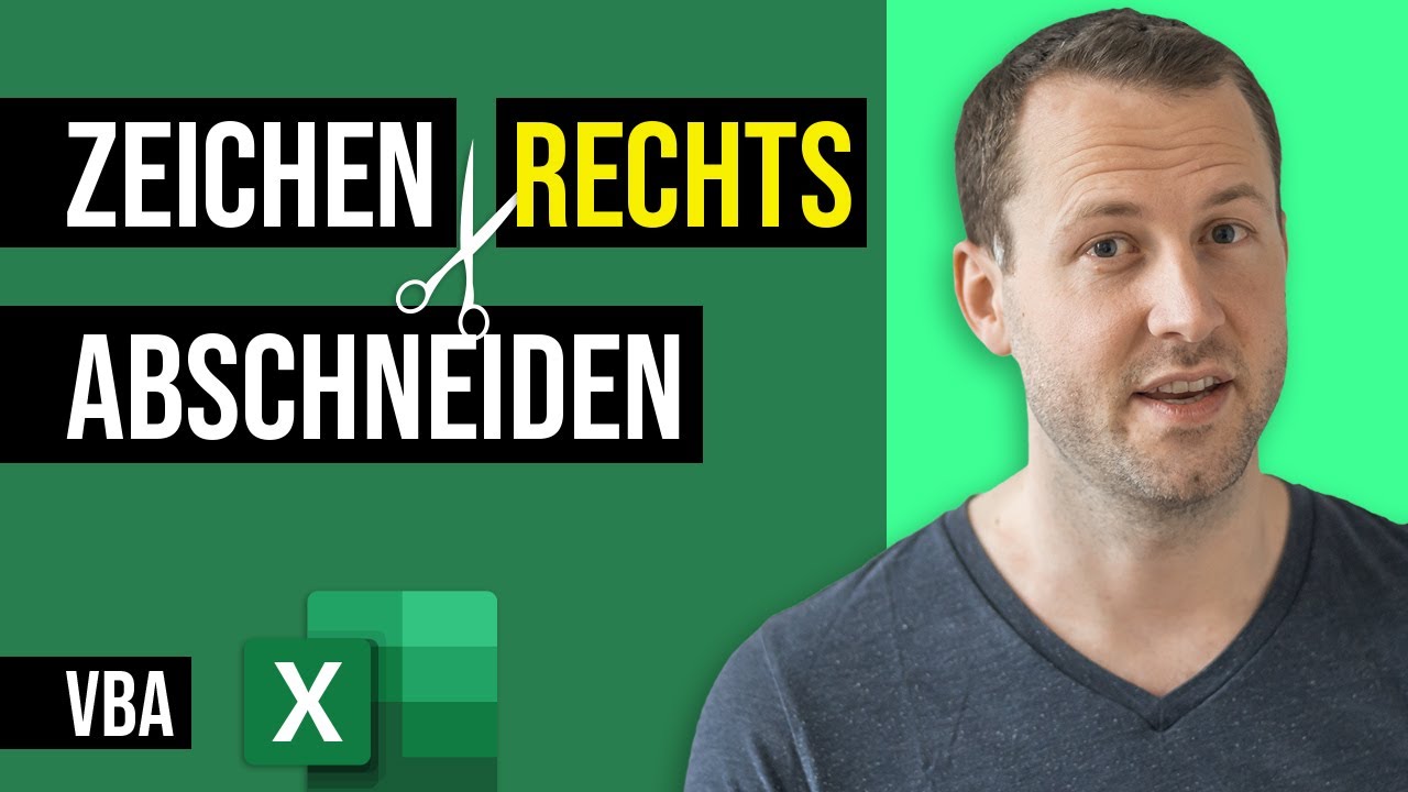 Excel VBA RIGHT Funktion Zeichen Rechts Von Einem String Abschneiden YouTube Excel VBA RIGHT Funktion Zeichen Rechts Von Einem String Abschneiden YouTube