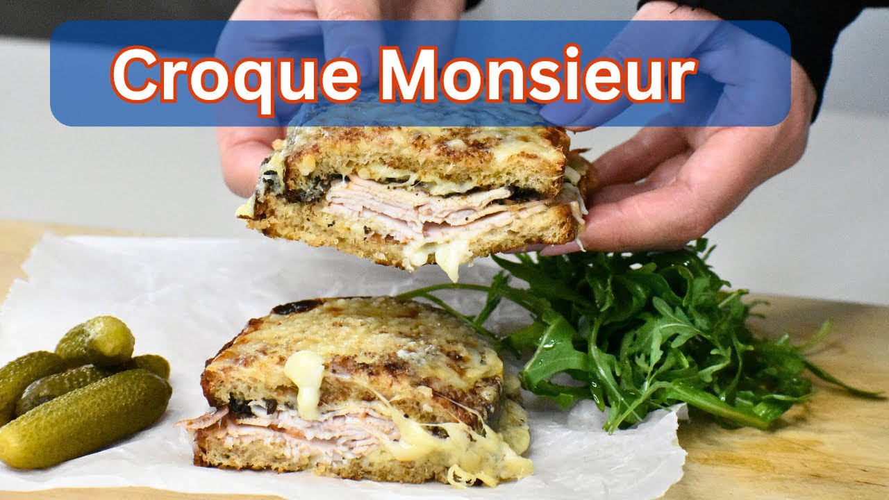 The Best Homemade Croque Monsieur Recipe - YouTube