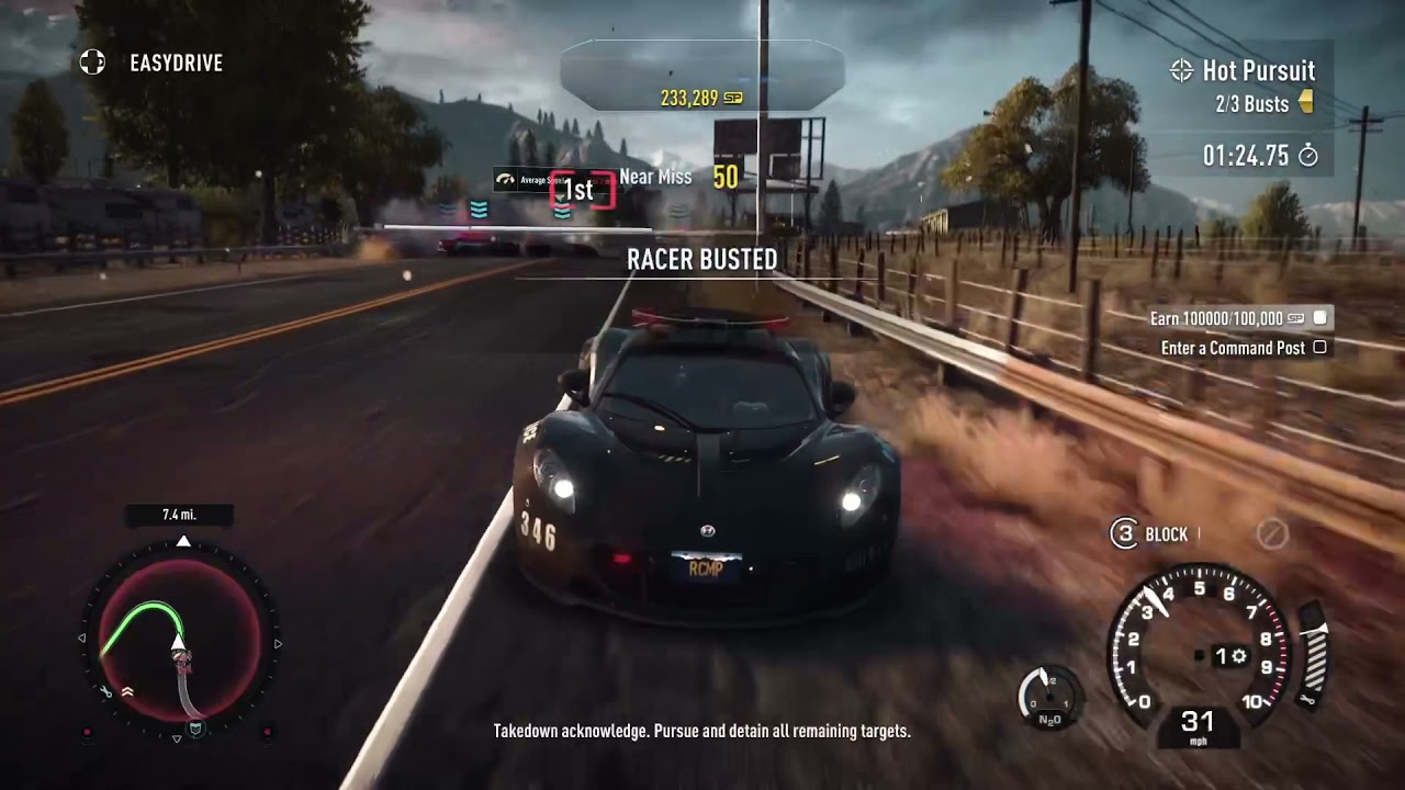 The most efficient roadblock in need for speed rivals - YouTube