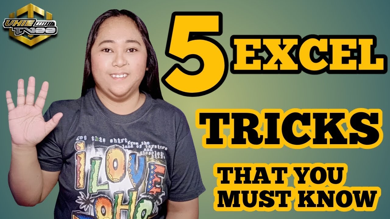 5 Excel Tricks That You Must Know - YouTube