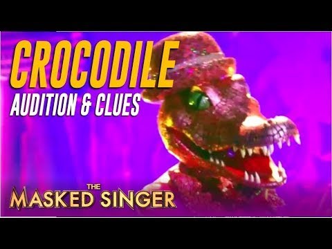 The Masked Singer CROCODILE: Audition Performance, Clues and Guesses ...
