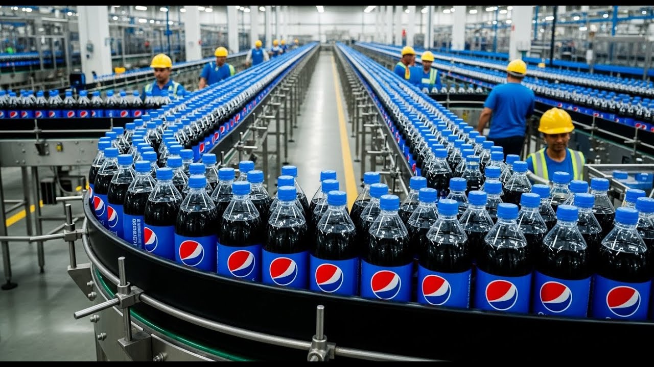How Pepsi Is Made in a Modern Factory 🥤 | 36,000 Bottles Produced Every ...