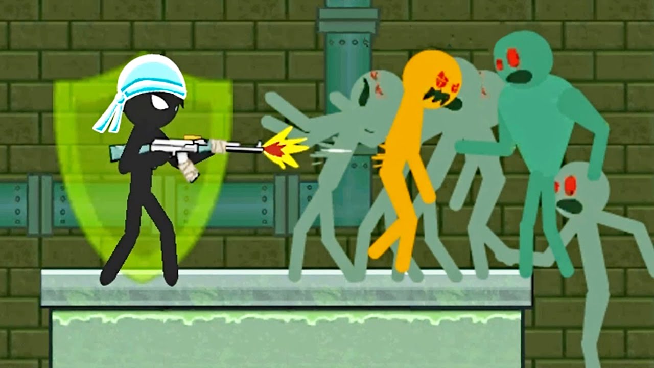 Stickman Zombie Shooter - Sewers Chapter 6 Rats or Zombies | Android ...