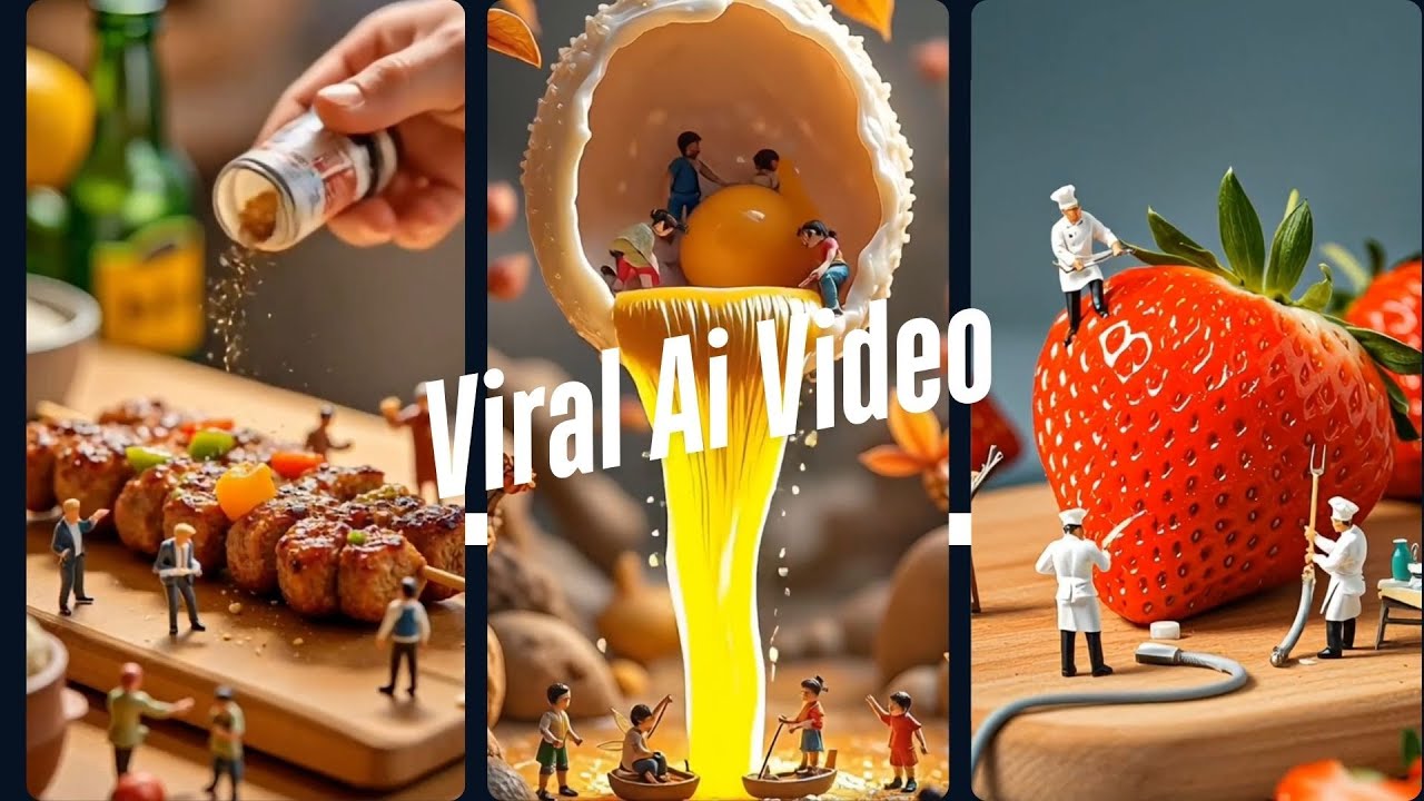 Create Small World Miniature Videos with AI (Make Money with Youtube ...
