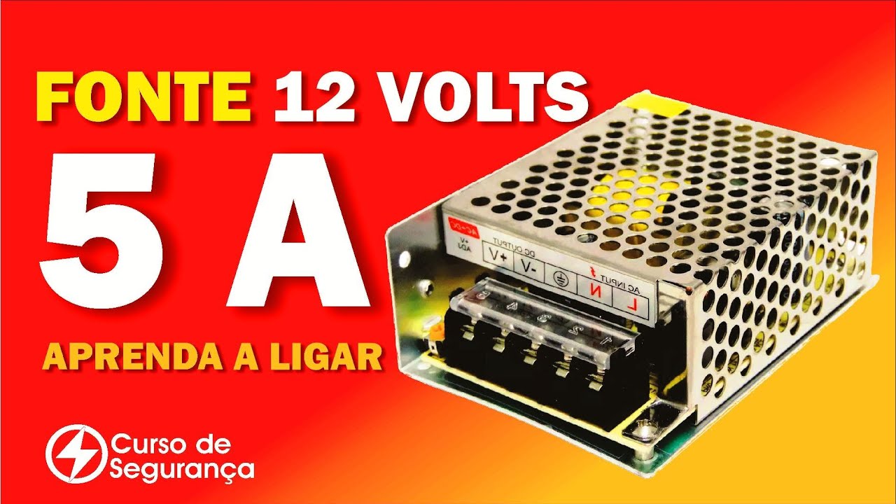 Fonte Chaveada 5 A (Aprenda a LIGAR) - YouTube