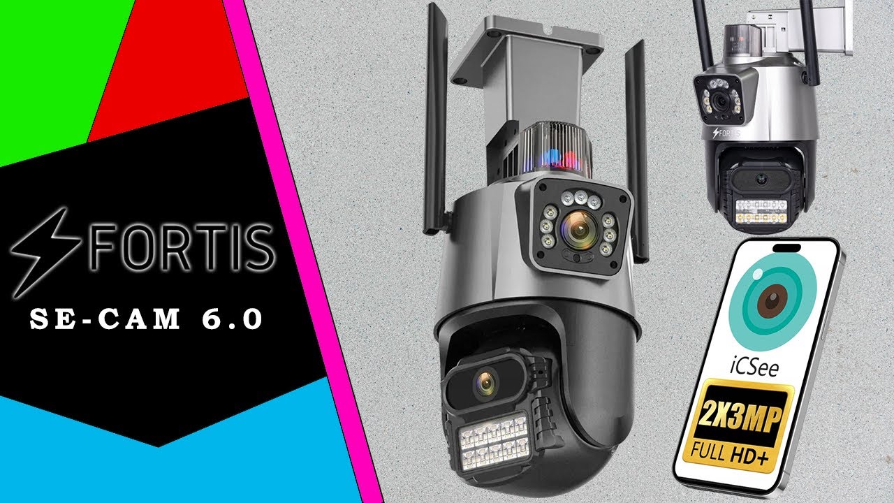 Fortis SE-CAM 6.0 🎦 Kamera Monitoringu z dwoma soczewkami !? / Recenzja ...