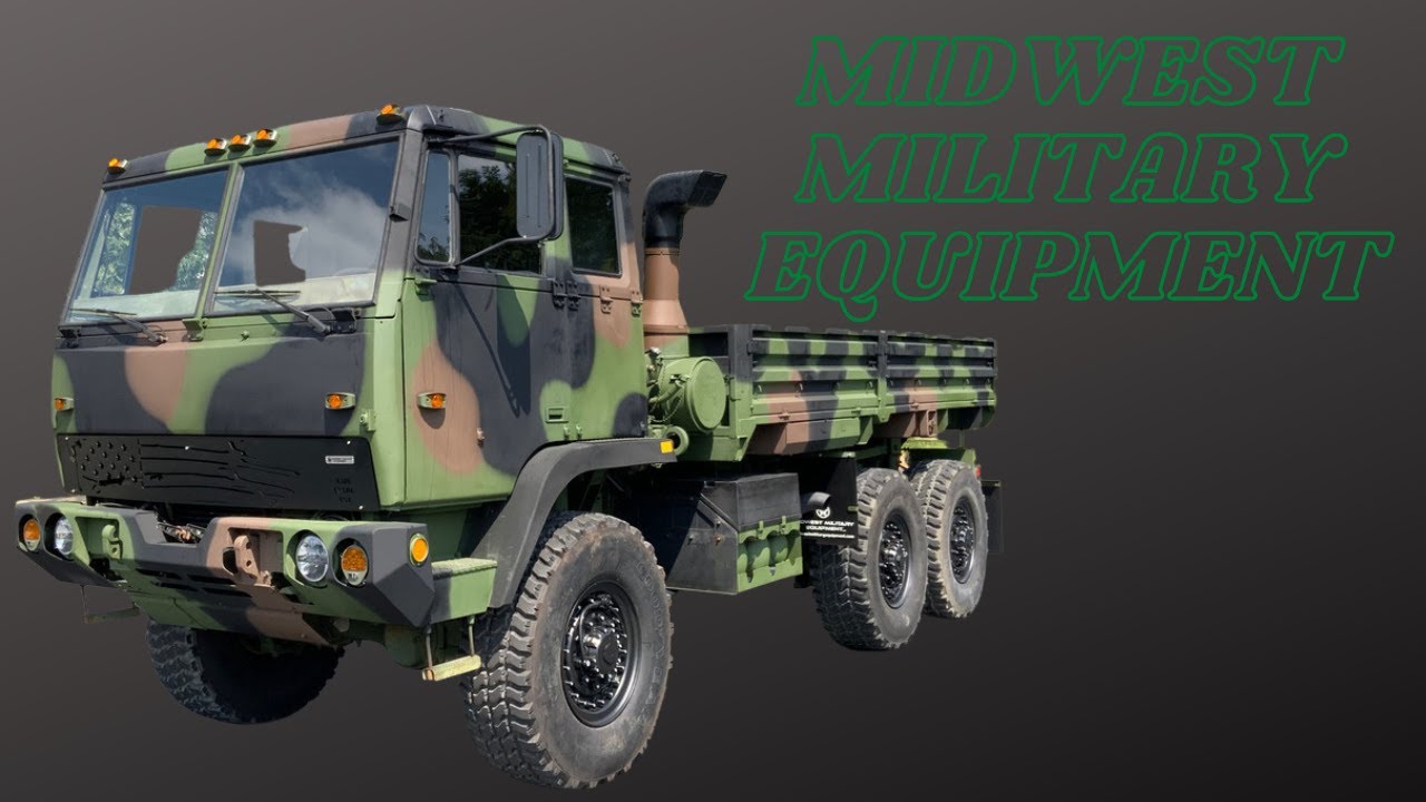 FOR SALE NOW! 1994 Stewart & Stevenson M1093 5 Ton Military MTV Cargo ...