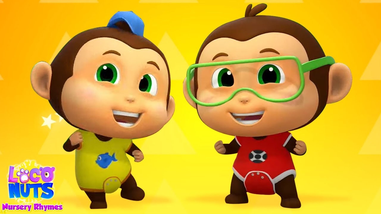 Monkey Dance Song, Fun Nursery Rhymes And Baby Songs by Loco Nuts ...