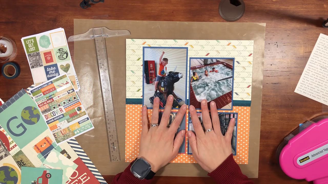 Scrapbook Process Video #1 - YouTube