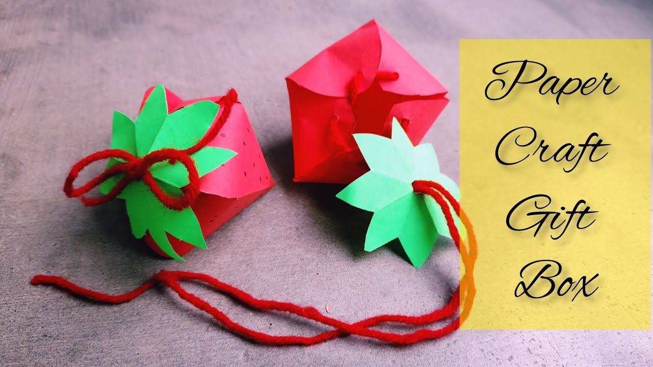 How to make paper gift 🎁 box || Art and craft || THE ARTIST'S LIFE ...