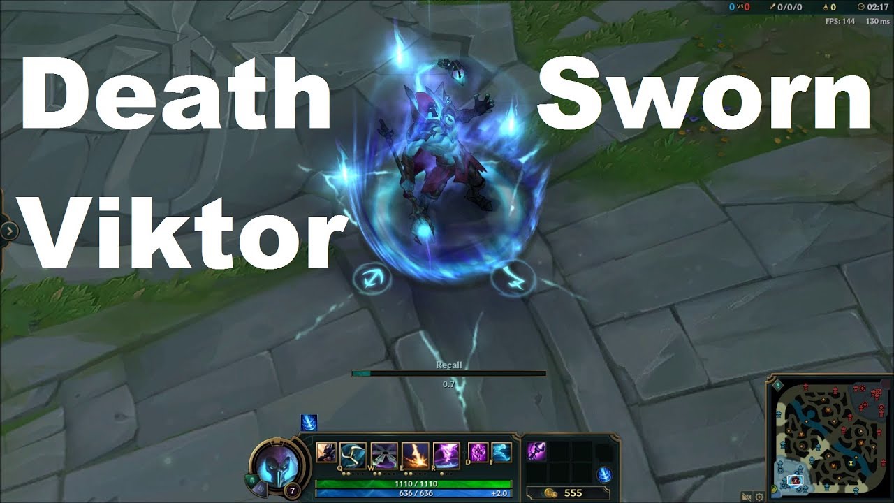 Death Sworn Viktor Skin Spotlight - League of Legends - YouTube