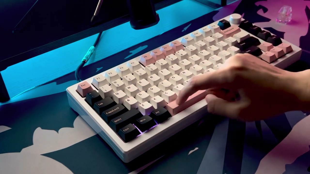 Akko Mod007 v2 Pearl White | Gateron Box Ink Black - YouTube
