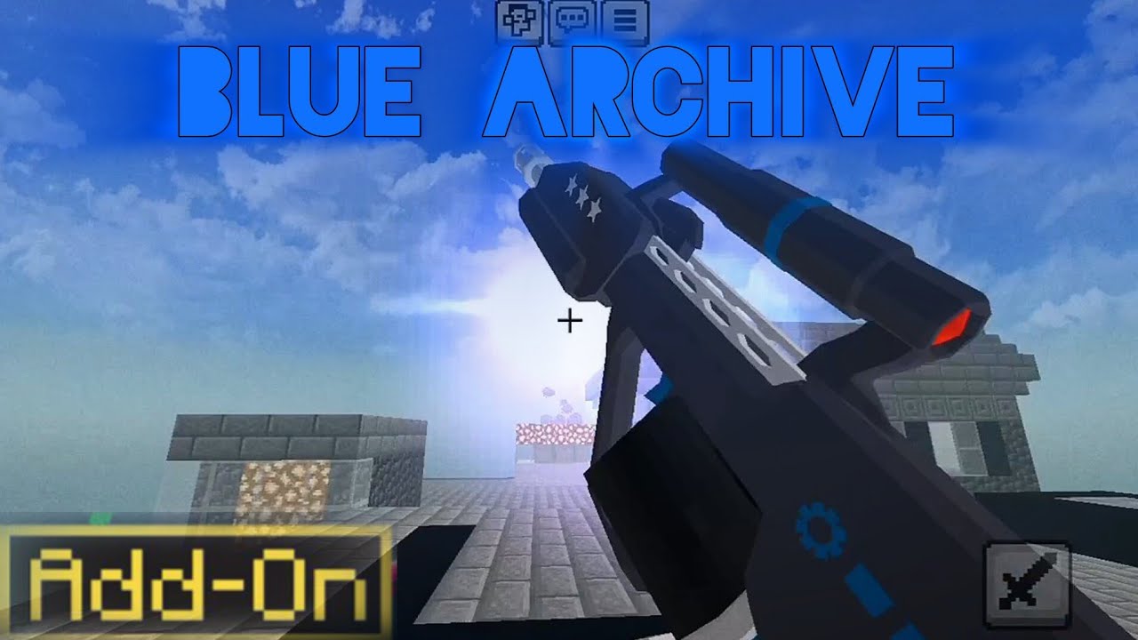 Testing Minecraft Blue Archive guns Awesome💙 - YouTube