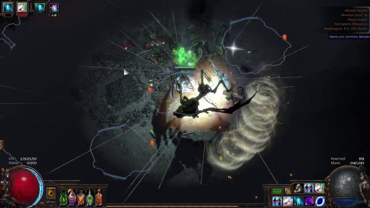 Path of Exile Abyss Poison Quill Rain Pathfinder Gameplay 11 - YouTube