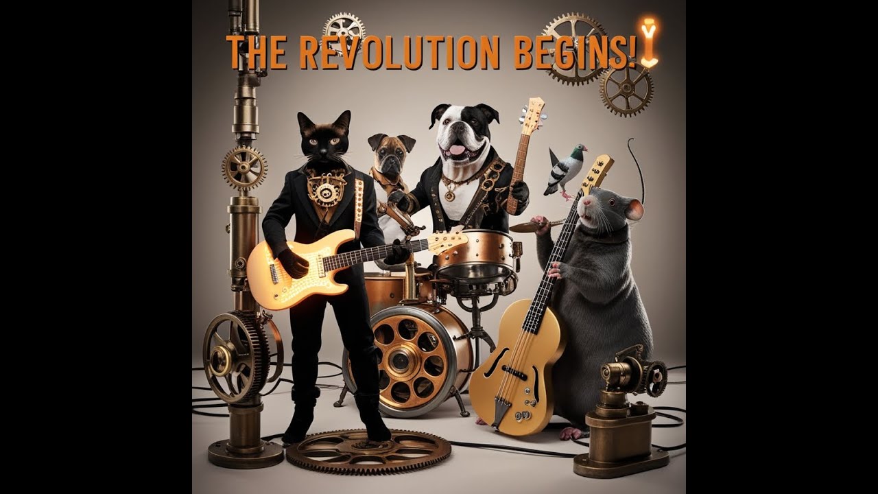 The Revolution Begins! 🚂🎸 Hip-Hop/Rock Kids Song | Animal Band - YouTube
