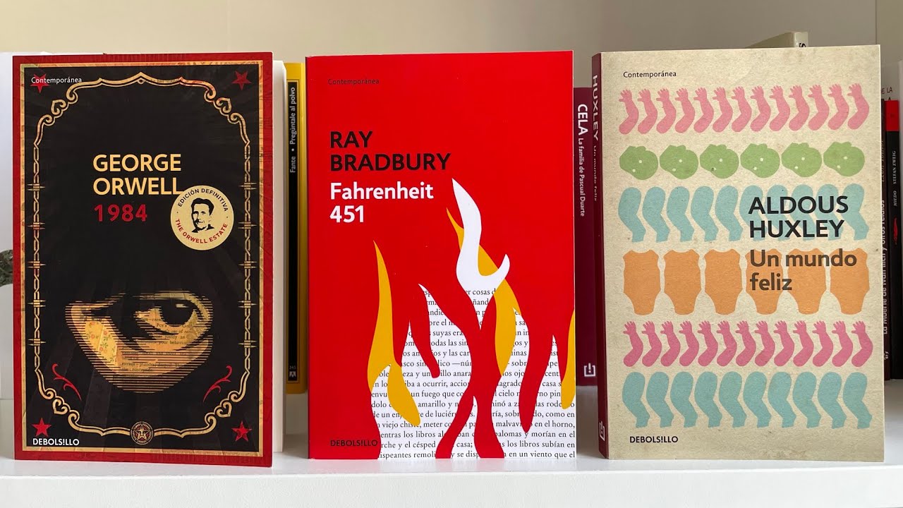 Qué EDITORIAL comprar de: 1984 🔴 - Fahrenheit 451 🔥 - Un mundo feliz 🌍 | Novela distópica ☠️ ...