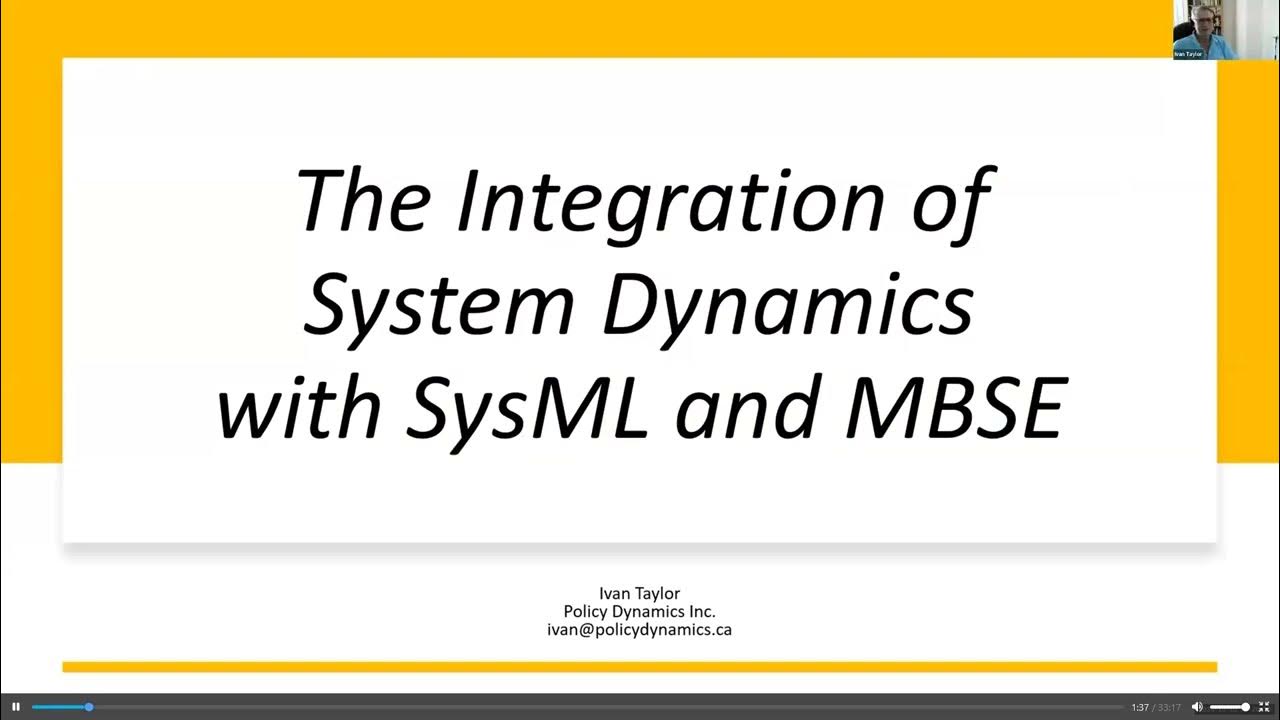 Integrating System Dynamics and SysML - YouTube