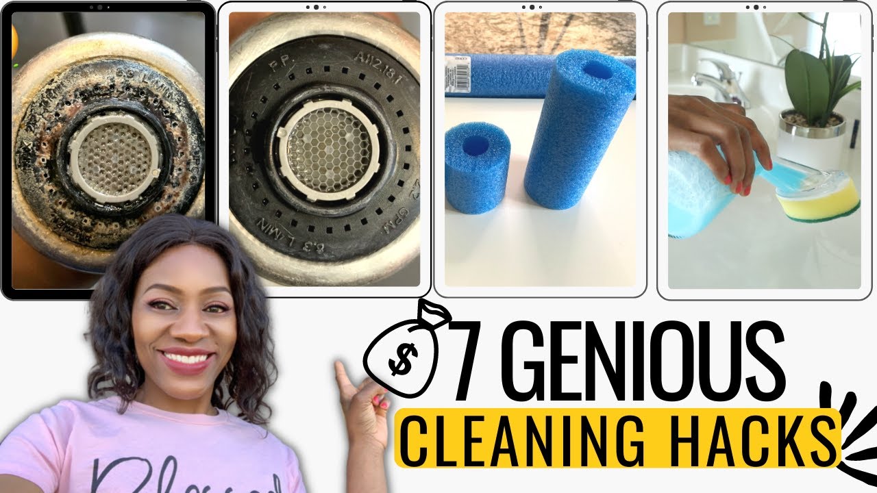 7 Cleaning Hacks That Works Plus Bonus - YouTube