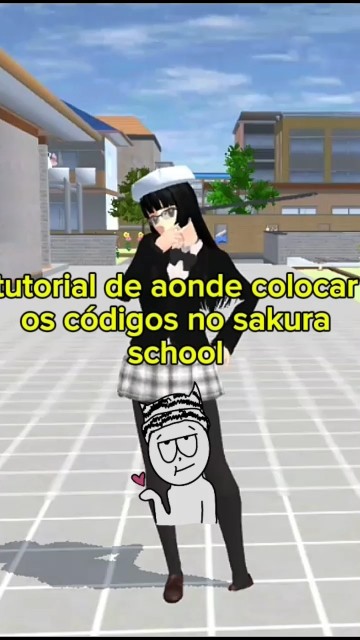 Tutorial de como colocar os códigos no sakura school #sakurateorias # ...