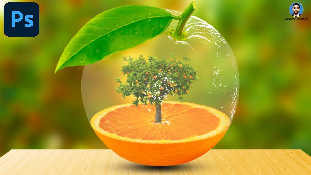 Transparent Orange Photo Manipulation Technique in Adobe Photoshop ...