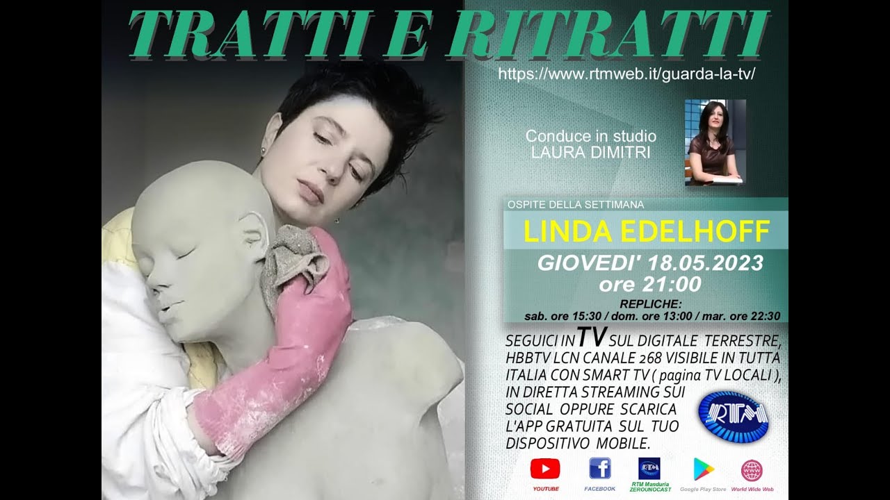 Tratti e ritratti con LINDA EDELHOFF - YouTube