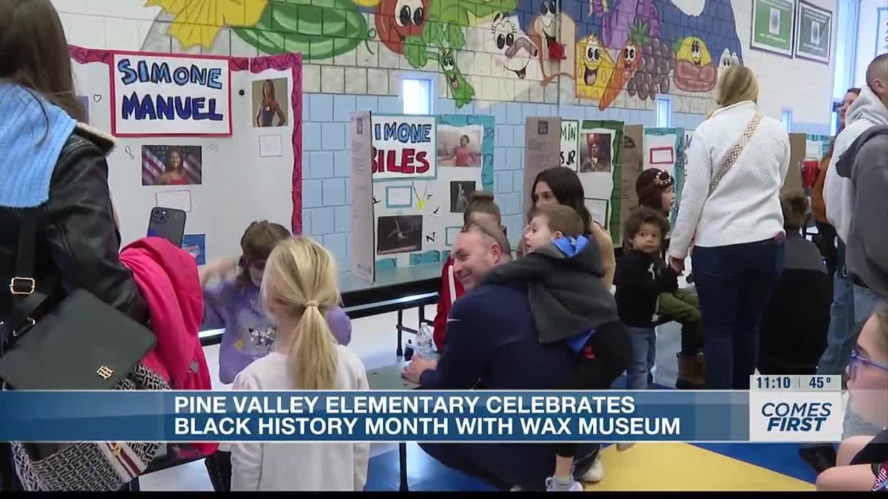 Soccer star Kim Crabbe visits Pine Valley Elementary student portraying ...