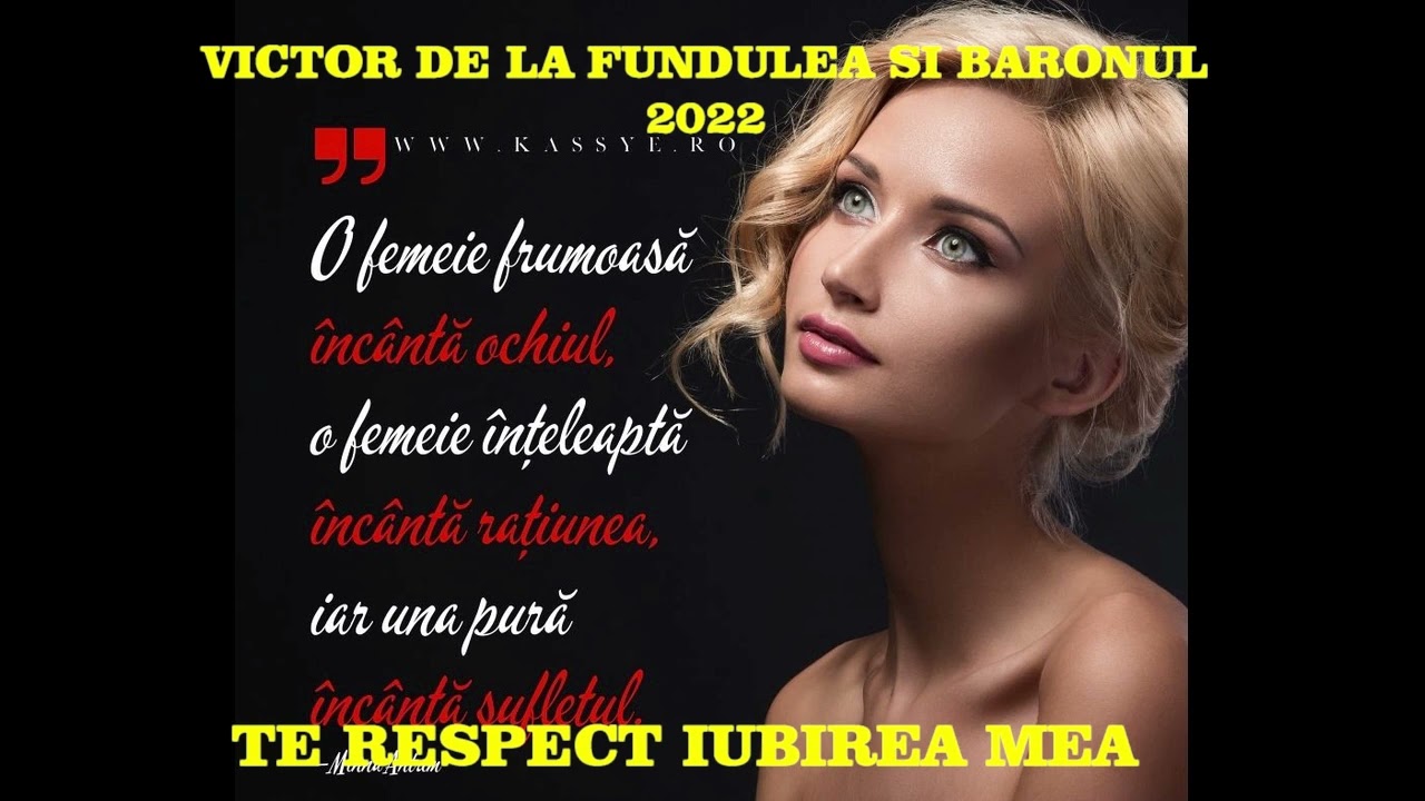 TE RESPECT IUBIREA MEA FRUMOASA SI TIN MULT LA TINE🔸️BARONUL SI VICTOR ...