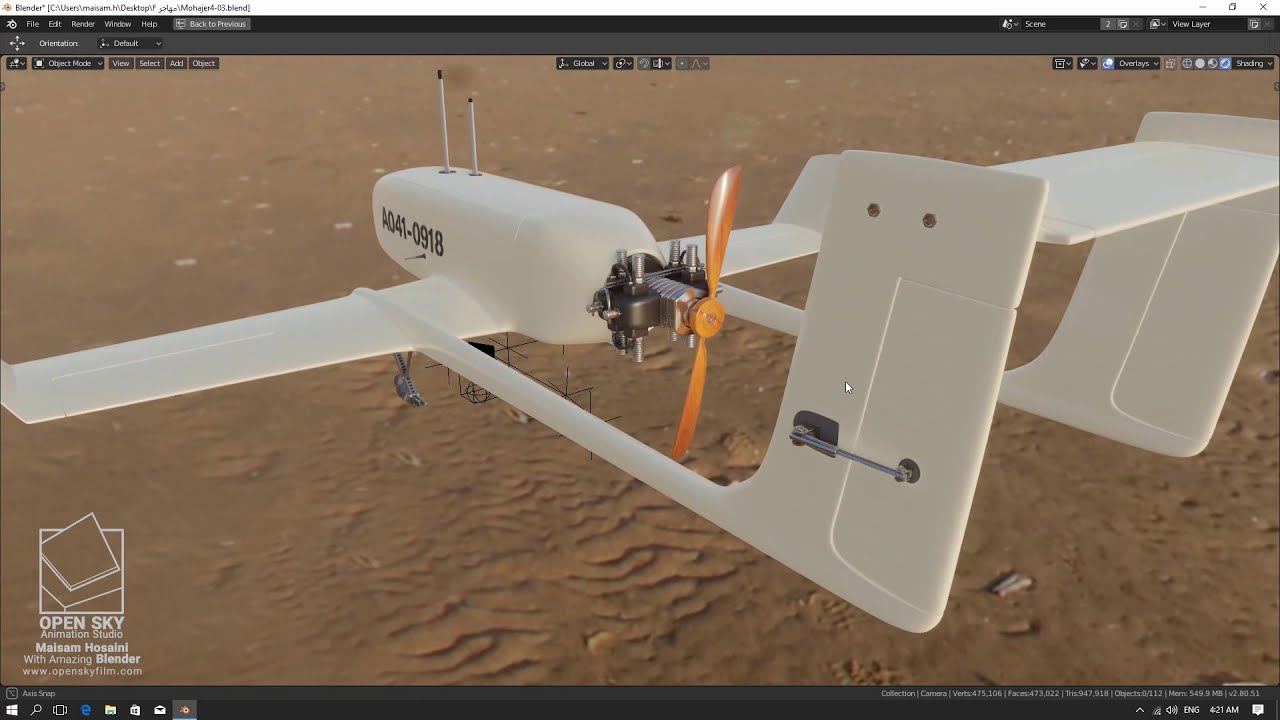 Mohajer 04 Drone: EEVEE Sample - YouTube