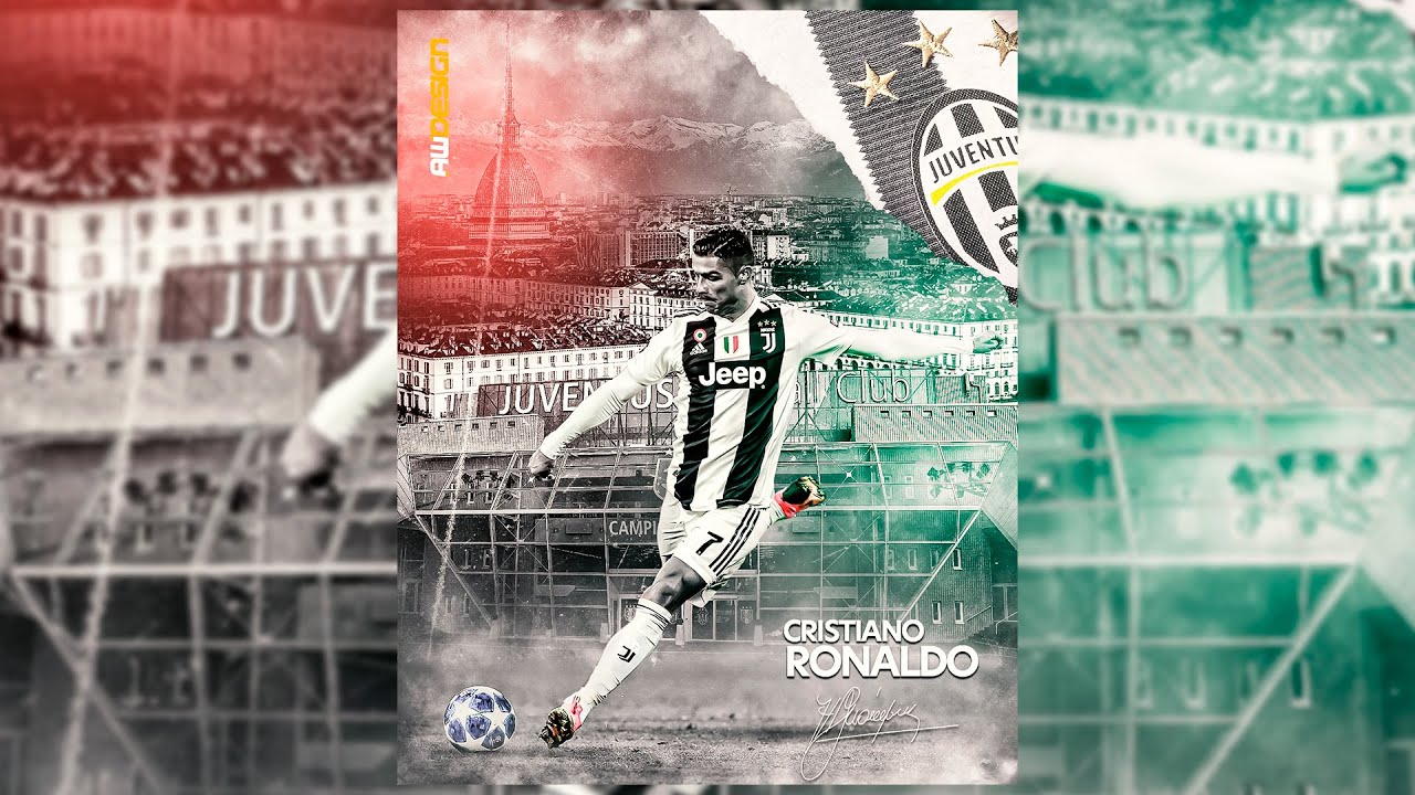 Como Criar Flyer De Esporte No Photoshop [psd Free] Cr7 Youtube