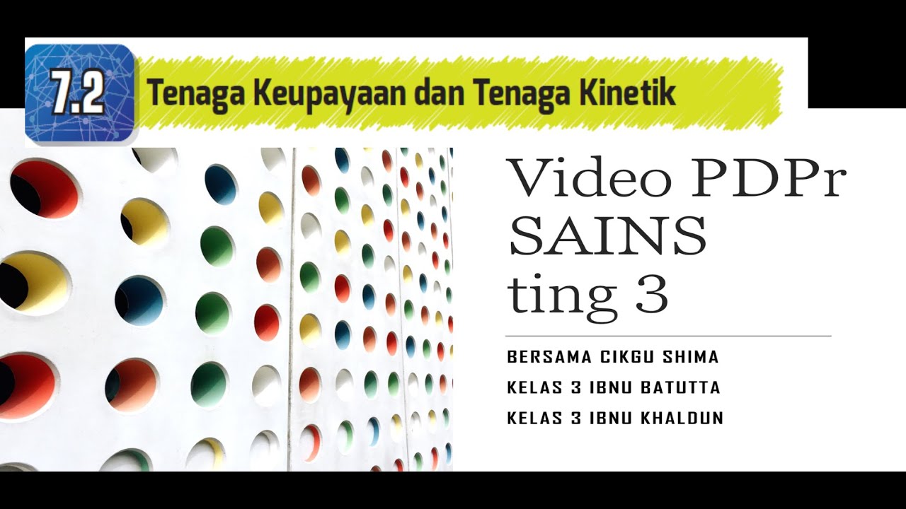7.2 Tenaga Kinetik - YouTube