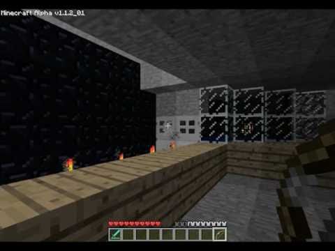 Minecraft - EPIC VIDEO - Skeleton Shooting Gallery - first - YouTube