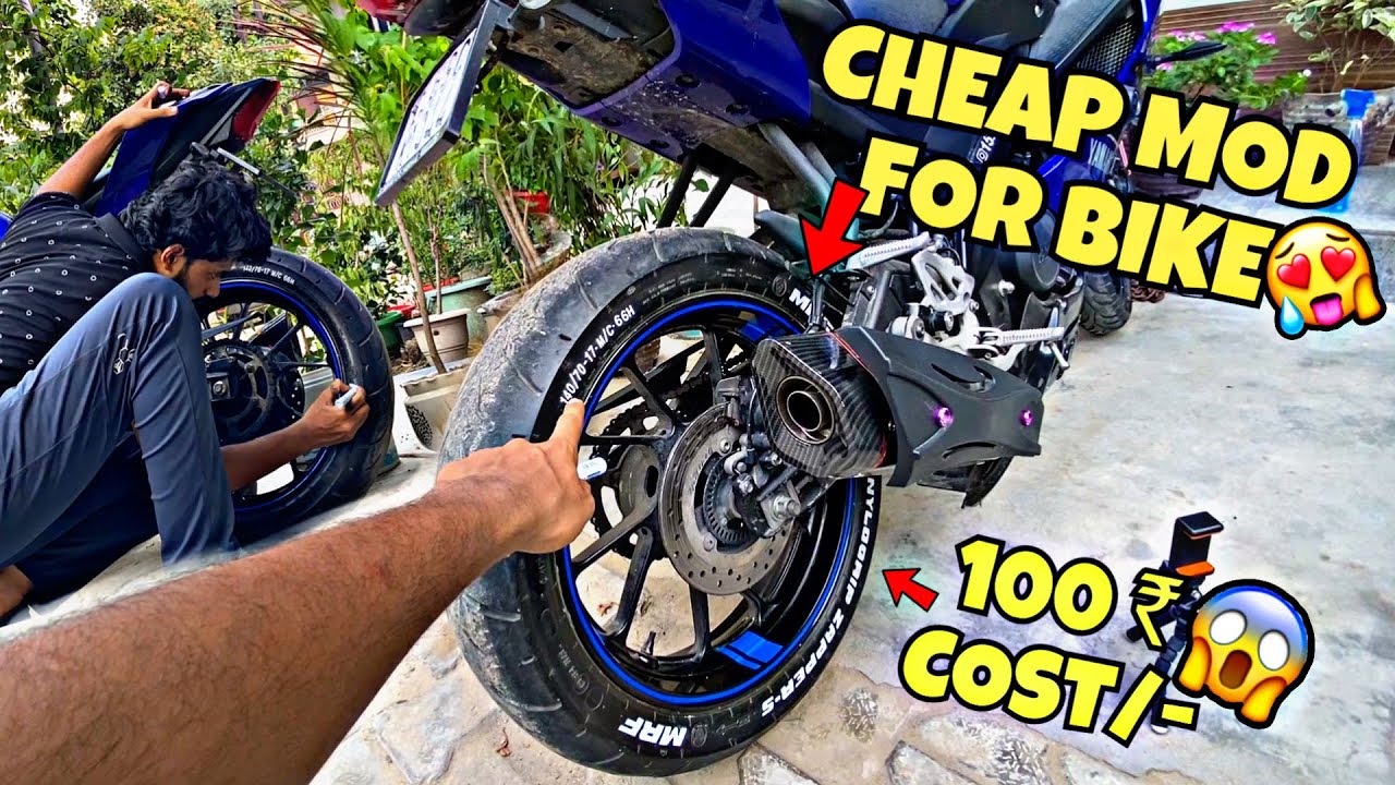 Sirf 100₹ Mai Esa Mod Kar Dia Bike Par🥵😍~ Best Mod For Bikes🔥😍 ️ - YouTube