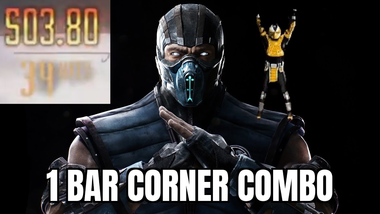 Sub Zero 50% corner combo one bar (cyrax) - YouTube