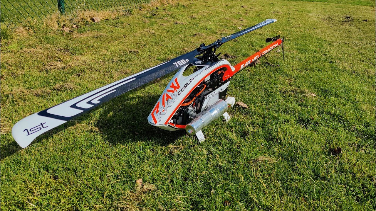 RAW 700 NITRO 1st RC BLADES | ROBIN LIPKE - YouTube