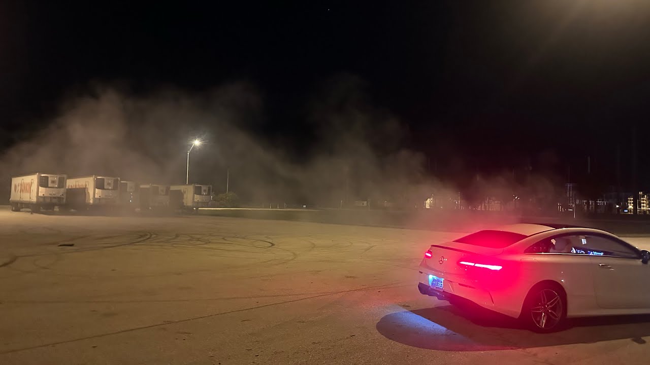 She does it again in the tuned Mercedes Benz E class!!!! - YouTube