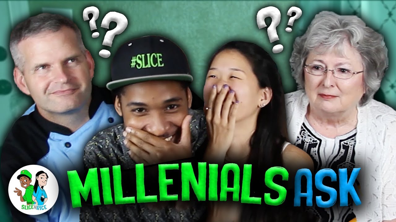 ASKING OLDER GENERATION MILLENNIAL QUESTIONS! FT. Granny PottyMouth and ...