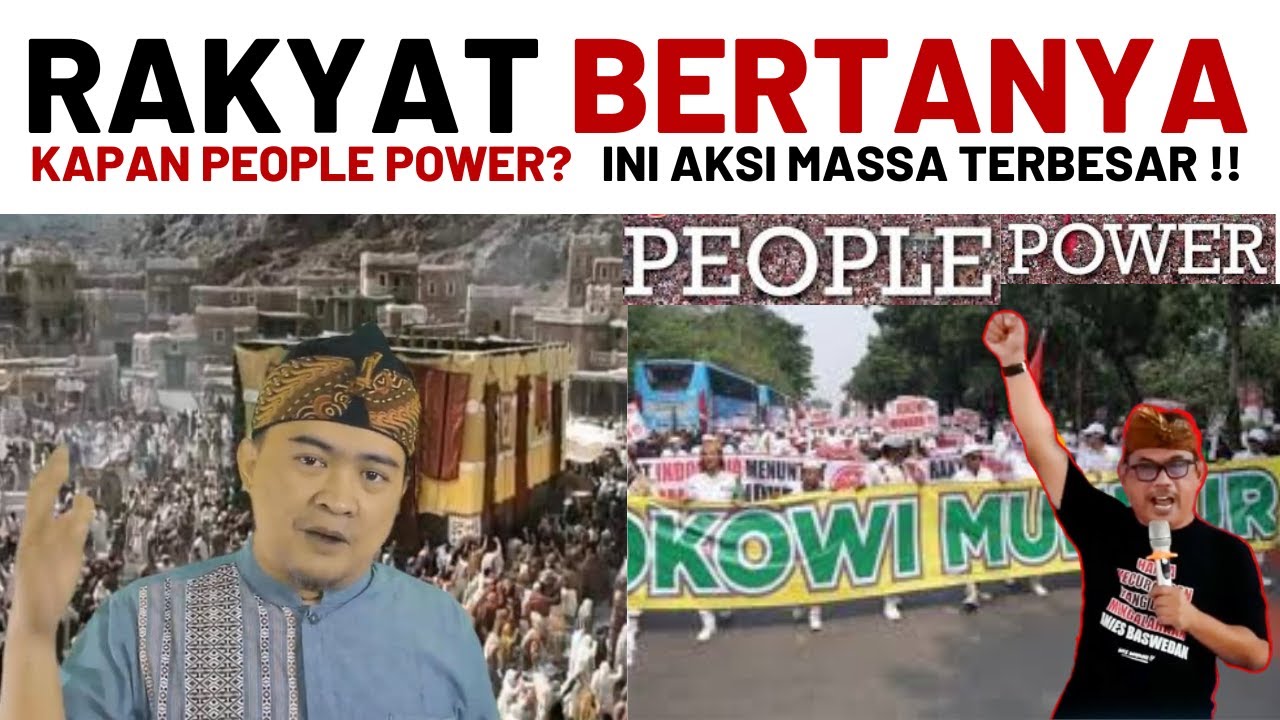 GEGER !!! JOKOWI KALANG KABUT ?? RAKYAT MENGHENDAKI PEOPLE POWER ! INI ...