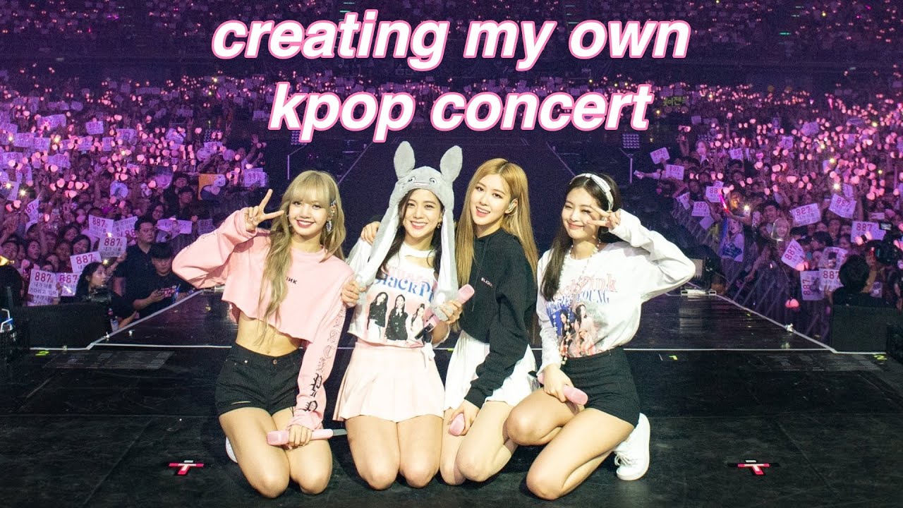 creating my own kpop concert - YouTube