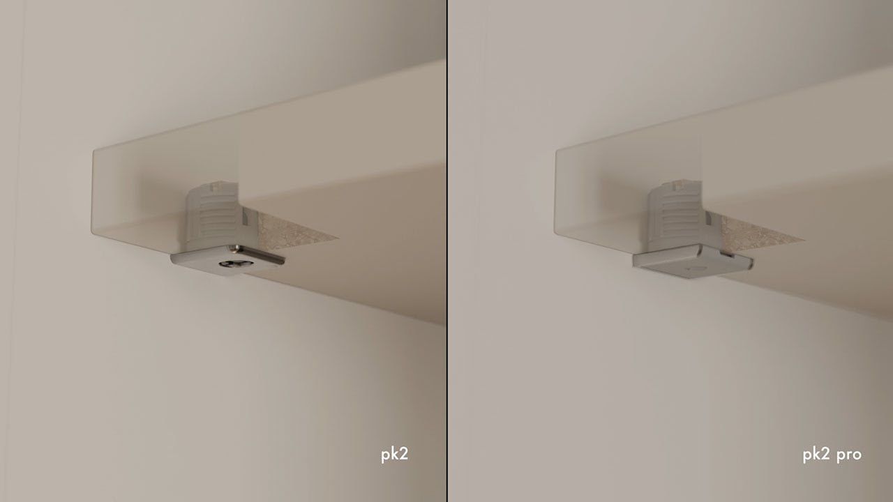 Полкодержатели PK2 и PK2 PRO для деревянных полок - YouTube
