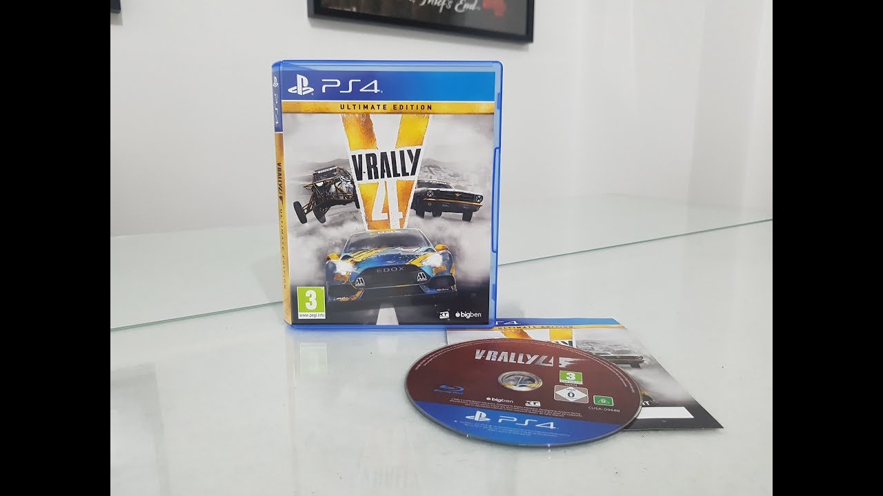 V Rally 4 Ultimate Edition Ps4 unboxing - YouTube