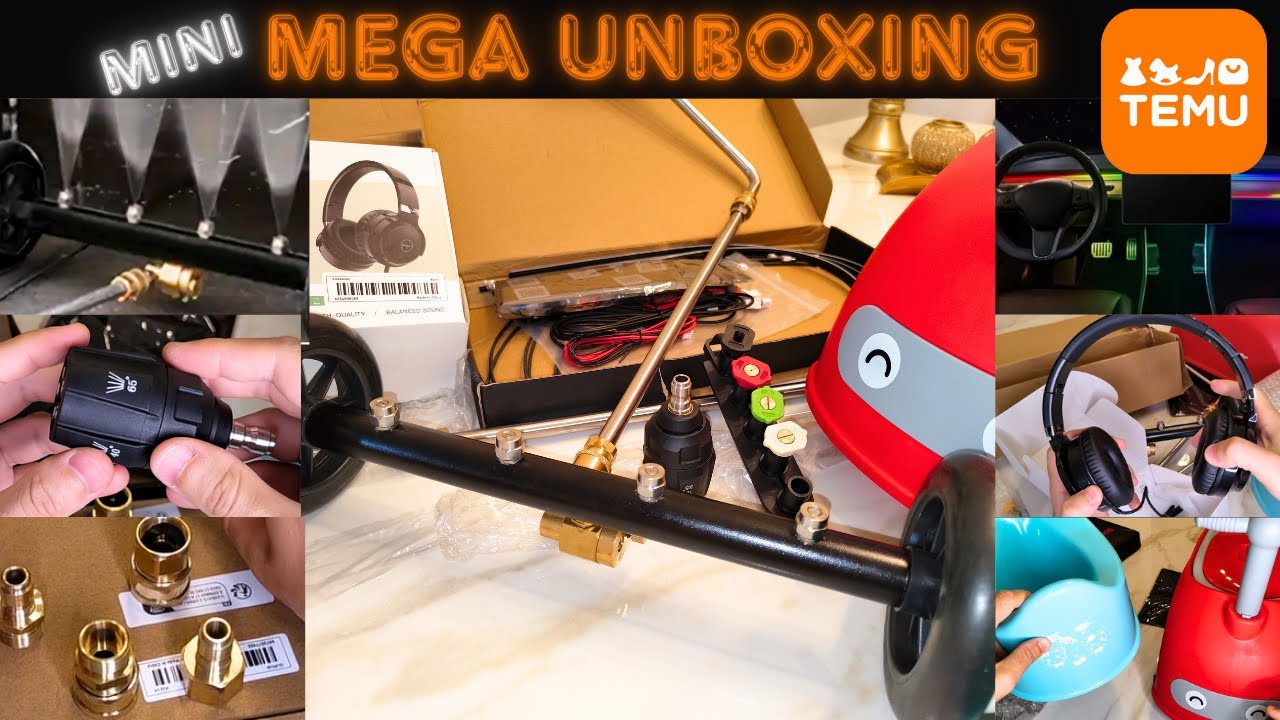 TEMU mini MEGA UNBOXING!!!! - YouTube