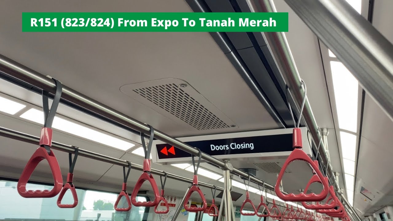 [Throughly Cleaned][SMRT] R151 (823/824) from Expo to Tanah Merah - YouTube