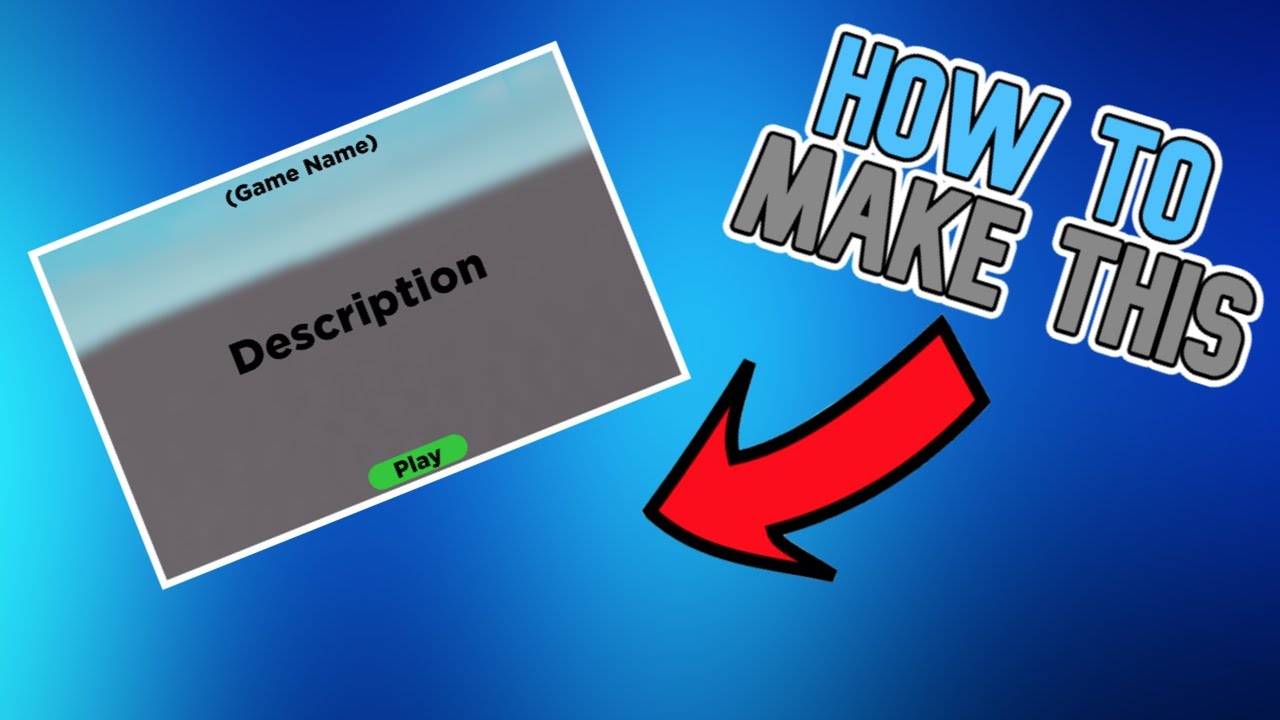 How To Make A Main Menu In Roblox Studio Craftify YouTube How To Make A Main Menu In Roblox Studio Craftify YouTube