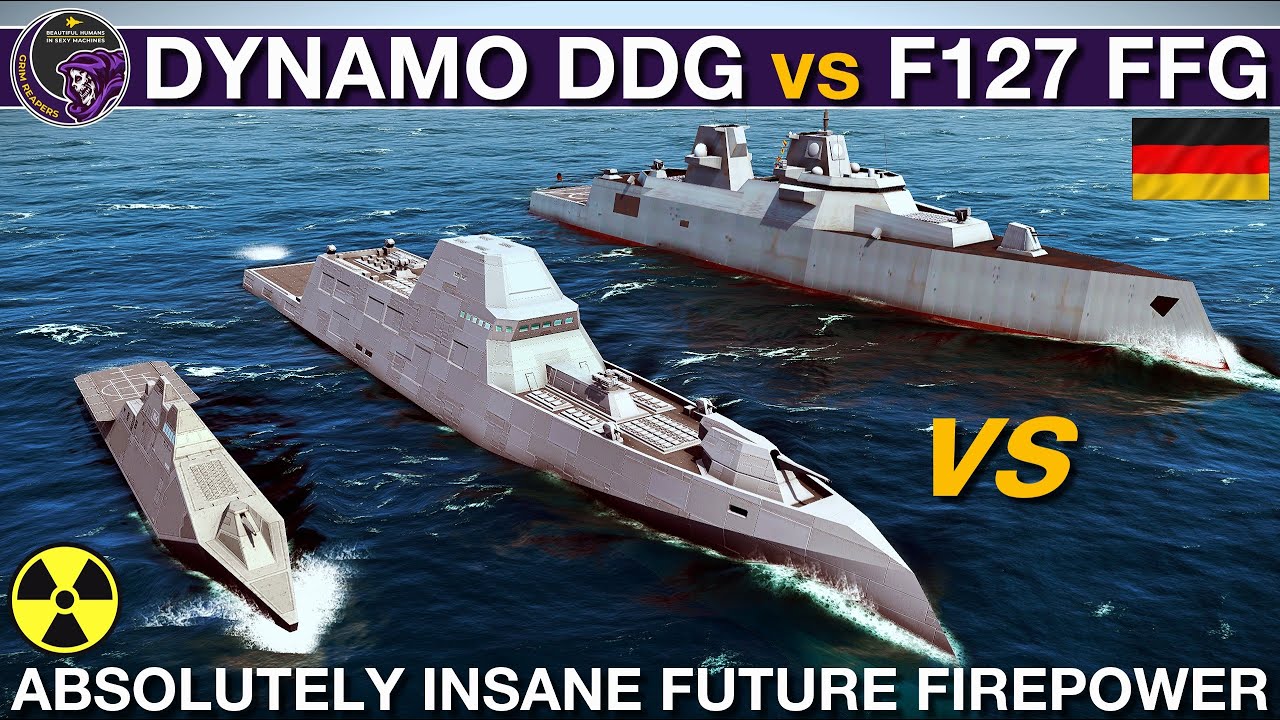 2030's Primevan Dynamo Destroyer vs German F127 Frigate | Sea Power ...