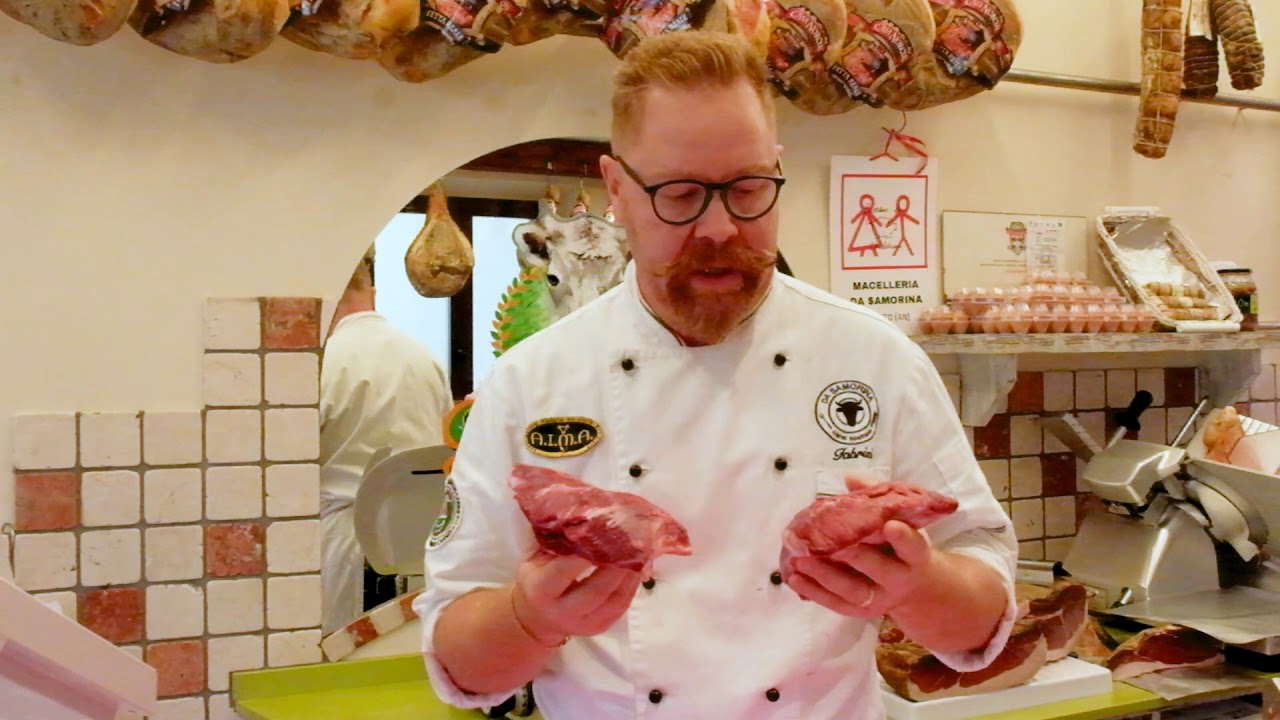 Guanciale di vitellone e scottoncina - Macelleria Samorina - YouTube