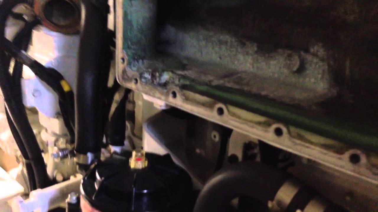 Cat C-18 aftercooler - YouTube