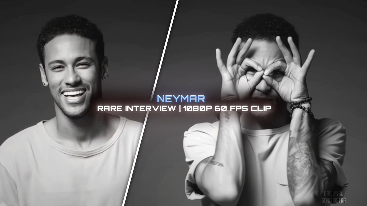 Neymar JR - RARE & POPULAR INTERVIEW | 60 FPS UPSCALED - YouTube