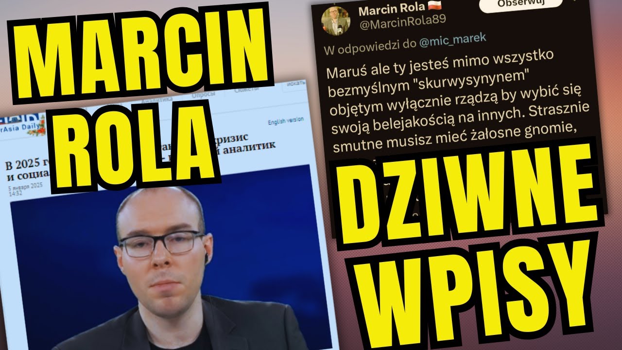 Marcin Rola - dziwne wpisy w internecie! Skąd ta nienawiść? - YouTube