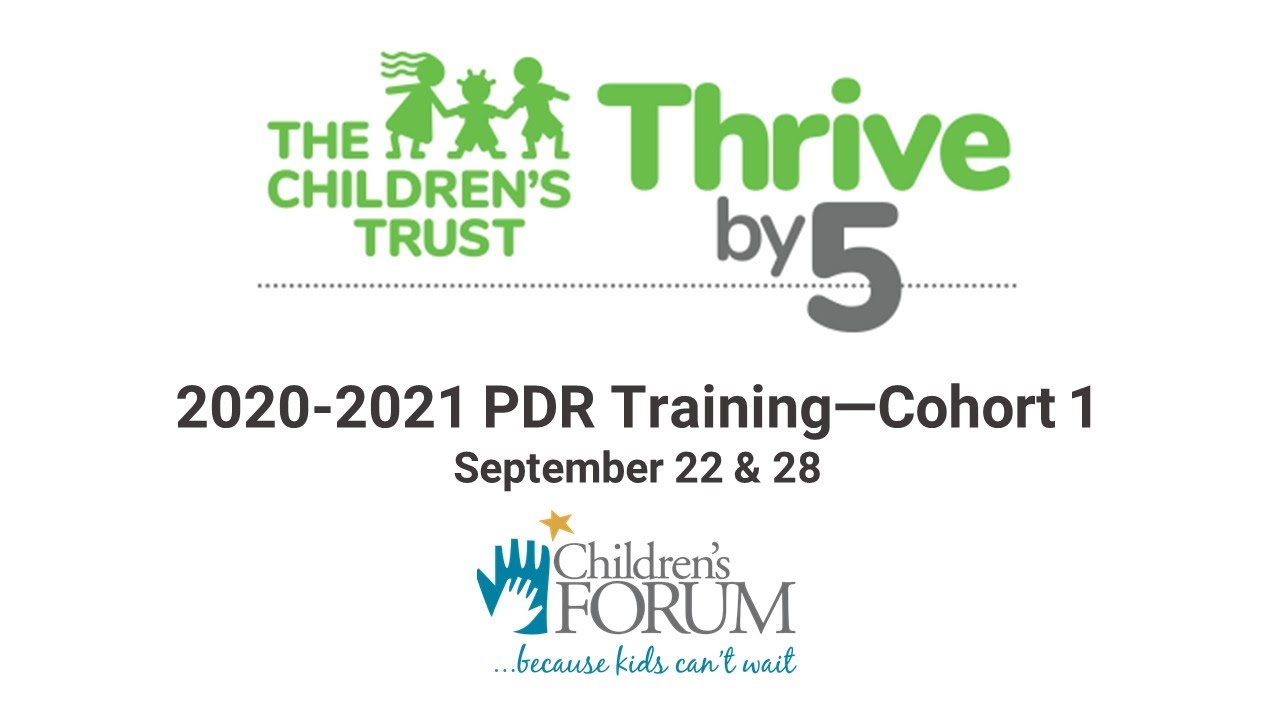 Miami-Dade Thrive by 5 Training - YouTube