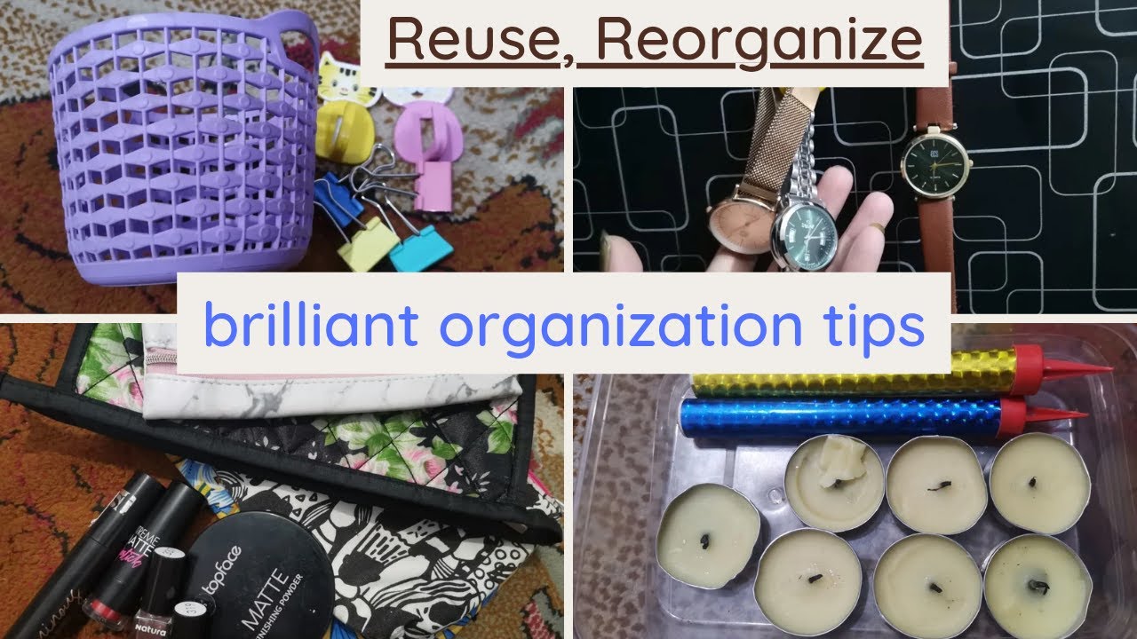 Recycle & Reuse Waste Material to Organize Your Home||Organize Your ...